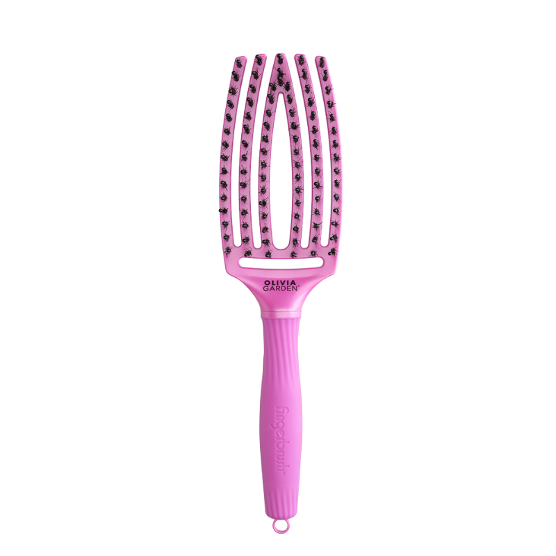 Olivia Garden - Szczotka Fingerbrush Medium - Venus Pink – Cosmo Poland